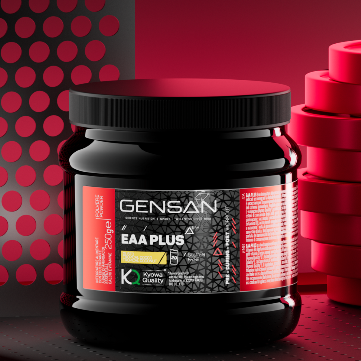 EAA Plus | Aminoacidi essenziali in polvere Kyowa® | Gensan